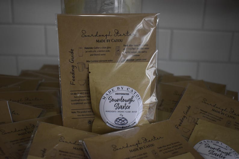 Dehydrated Sourdough Starter Kit | Sourdough Companion Kit | Organic ...
