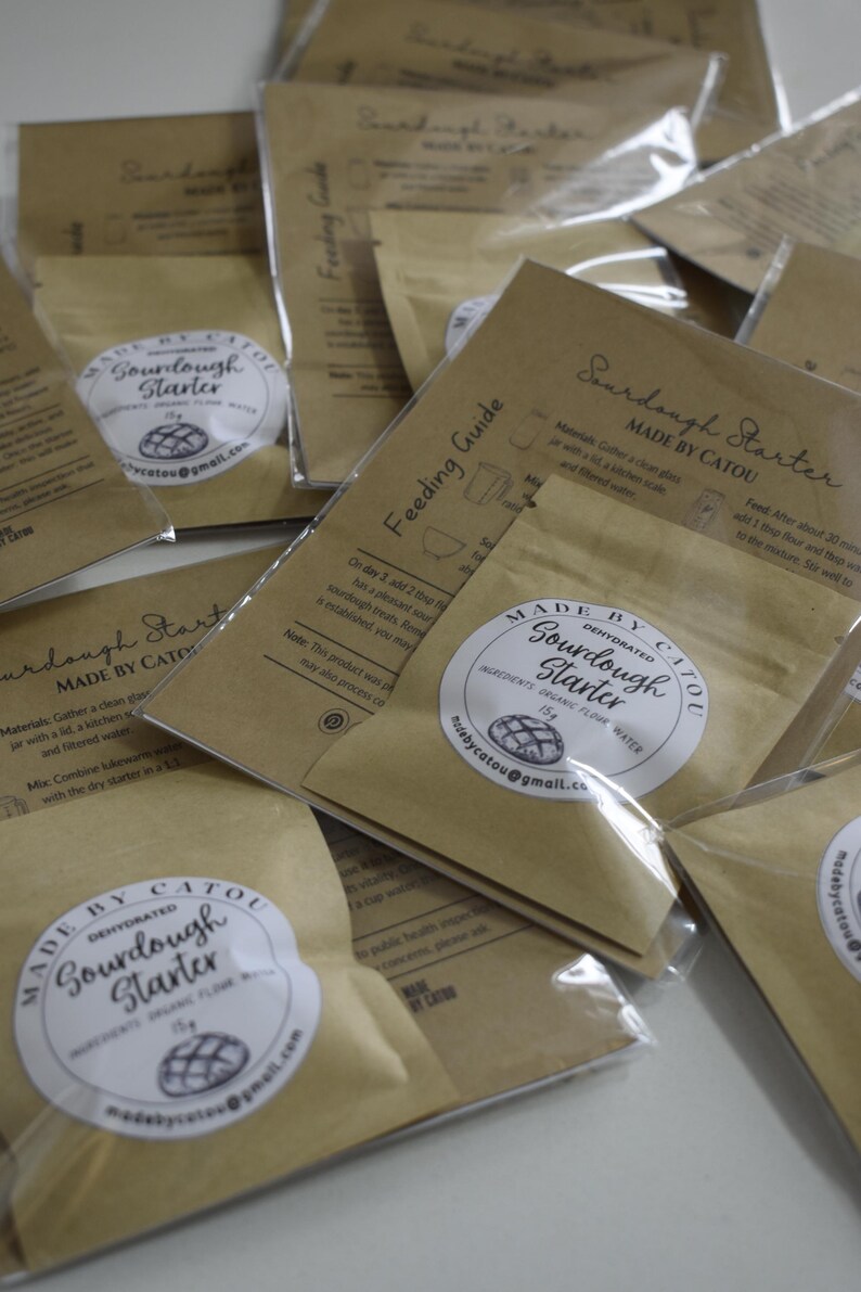 Dehydrated Sourdough Starter Kit | Sourdough Companion Kit | Organic ...