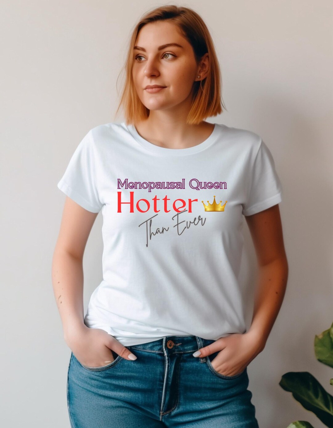Menopausal Queen Hotter Than Ever Menopause T-shirt - Etsy
