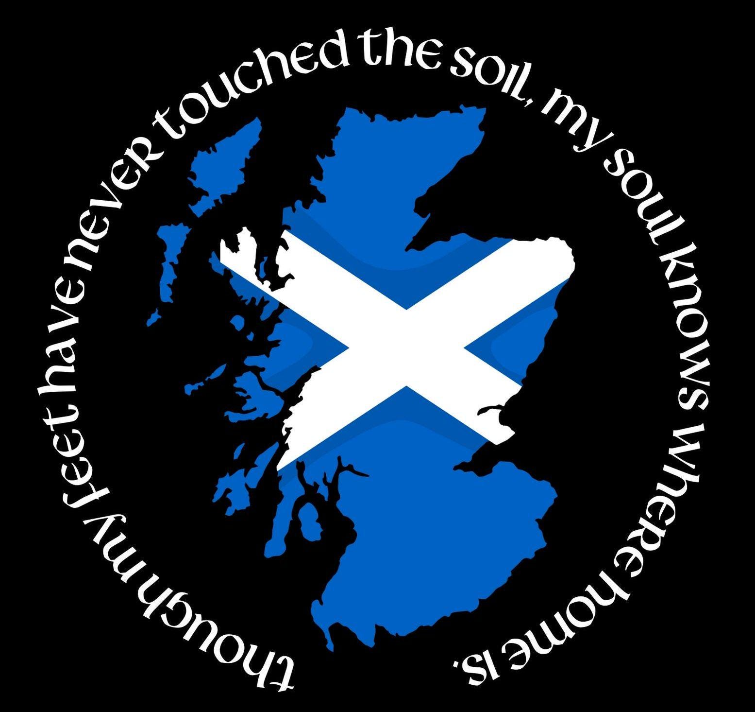 Scotland Map Art: Soul Knows Home - Scottish Pride (digital Download ...