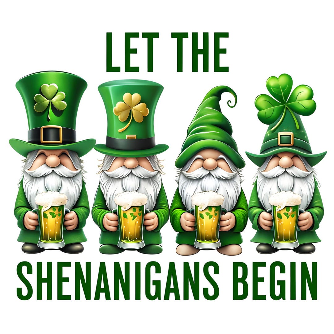 St. Patrick's Day Leprechaun Shenanigans Graphic (digital Download) - Etsy