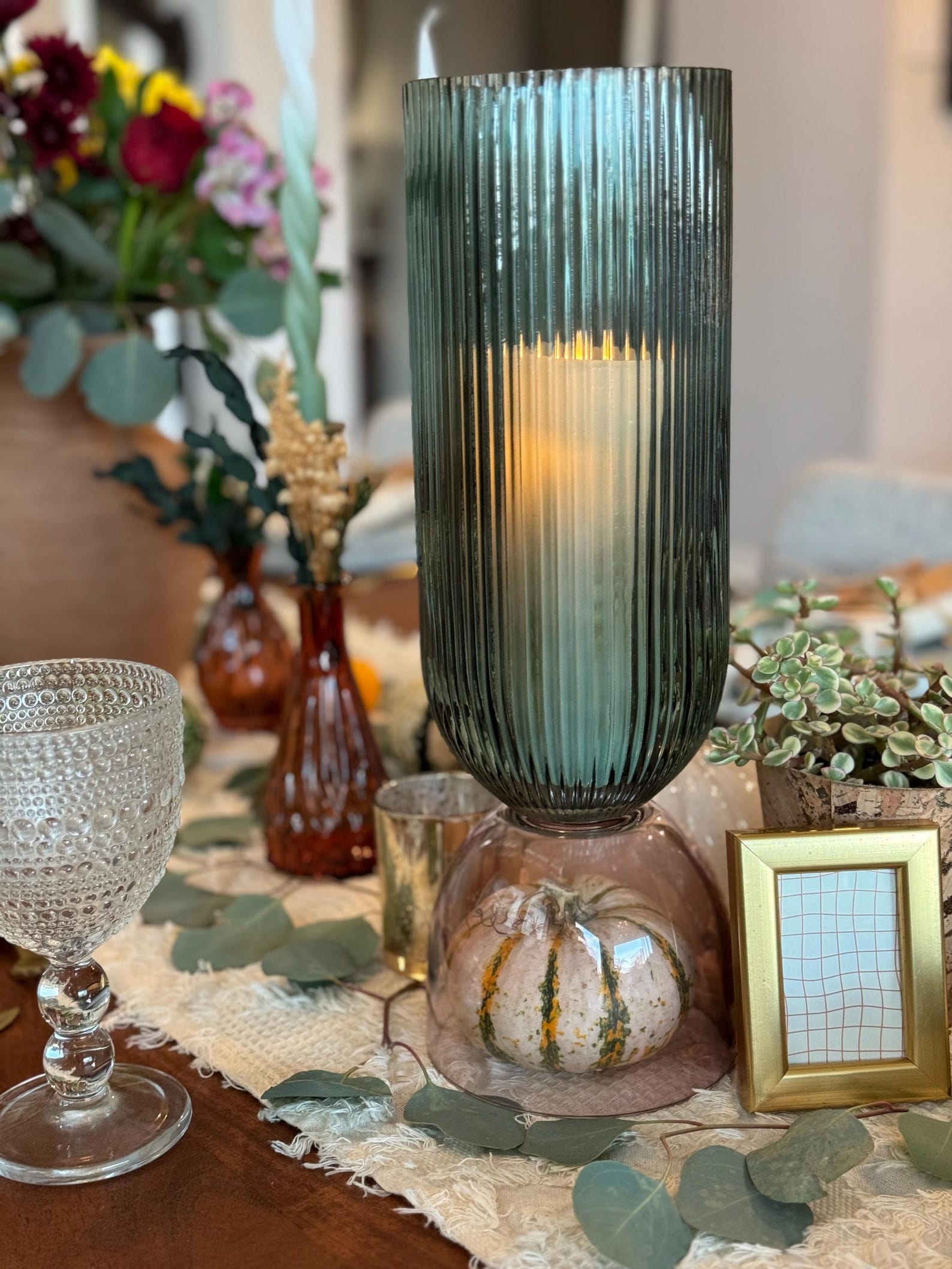 Earthen Glow Tablescape - Etsy