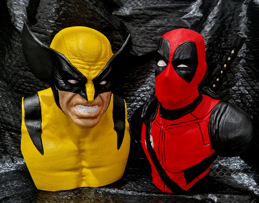 Deadpool and Wolverine 3d Printed Models - Etsy