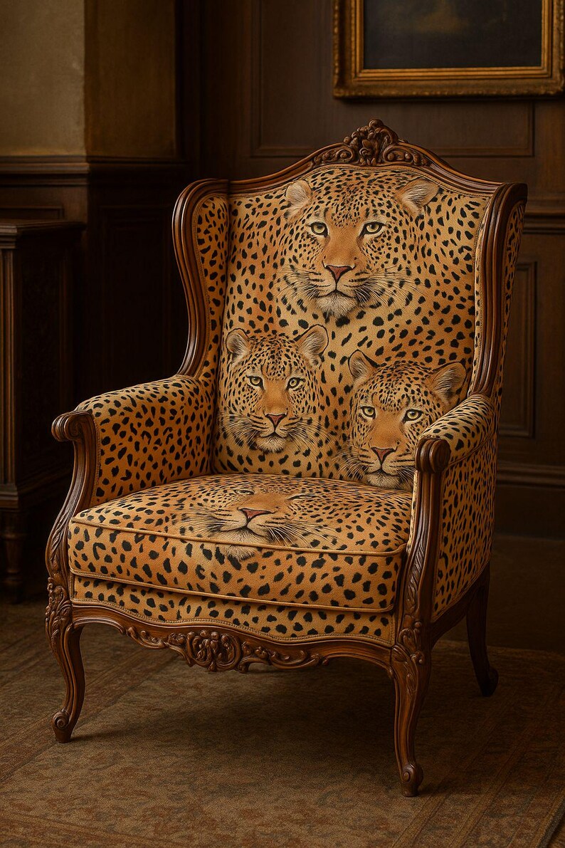 Leopard Print Upholstery Fabric: Bold Animal Pattern, 59" Wide - Etsy