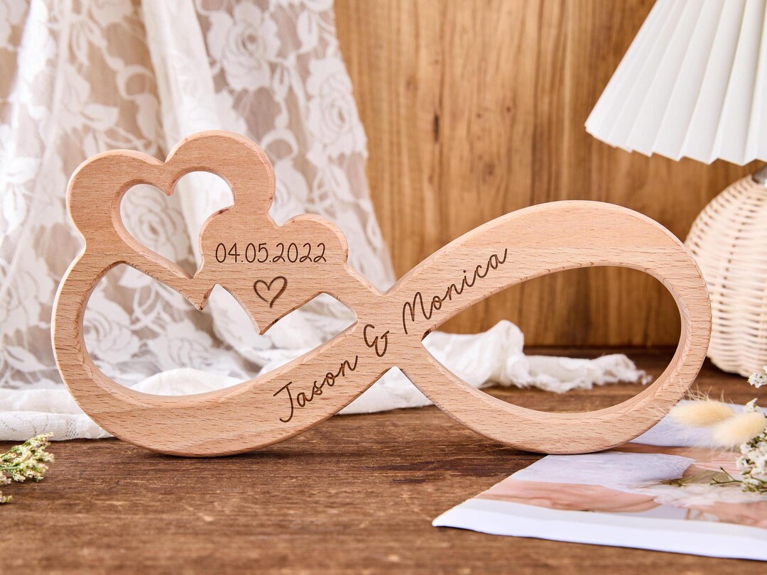 Personalized Couple Infinity Sign,infinity Sign With Names,wood ...
