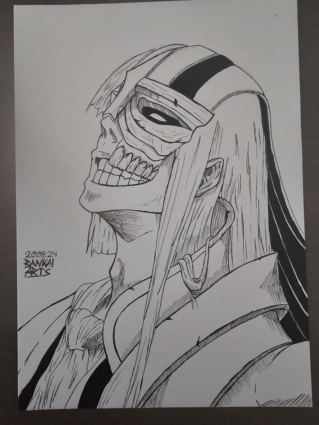 Shinji Hirako | Inking | Drawing | Fanart | Bleach Anime - Etsy