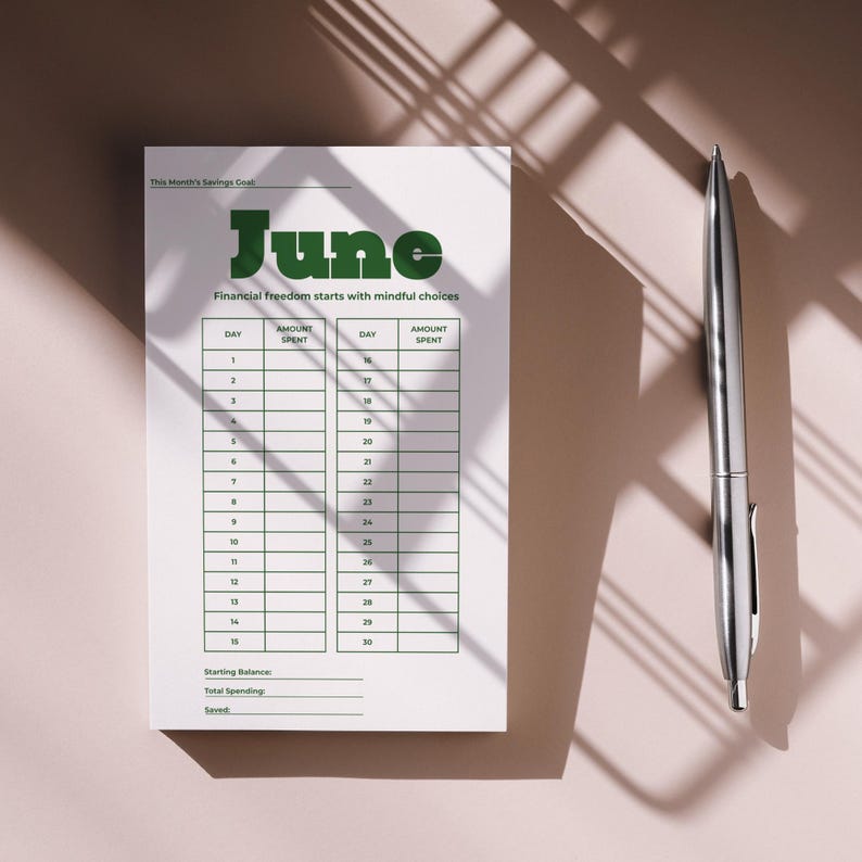 Monthly Budget Tracker - PRINTABLE A4 and A5 - Personal Finance ...