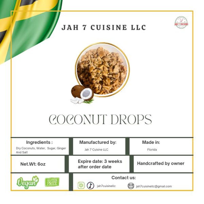 Jamaican Coconut Drops - Etsy