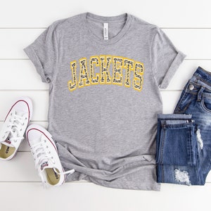 Digital Download Jackets Yellow Gold Leopard Print PNG File Instant ...