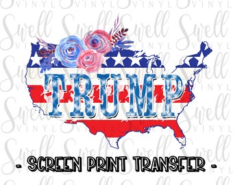 Trump Screen Print - Etsy
