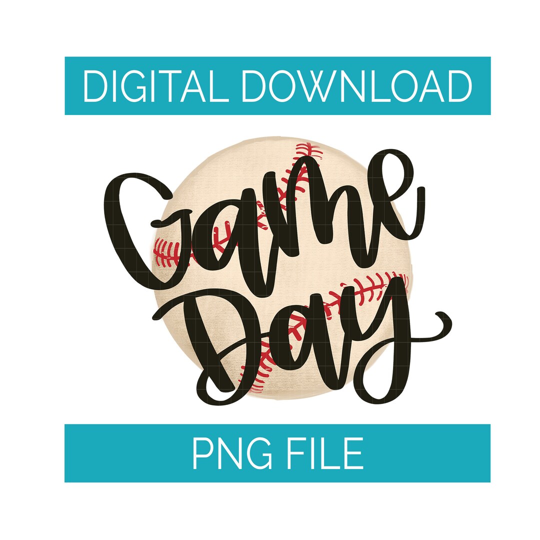 Digital Design | Baseball Game Day | PNG File | Sublimation DTG DTF ...