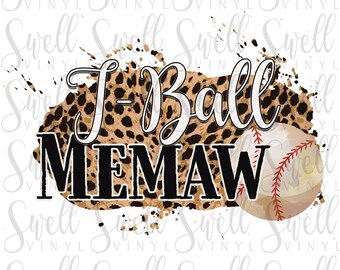 Baseball Memaw Sublimation - Etsy