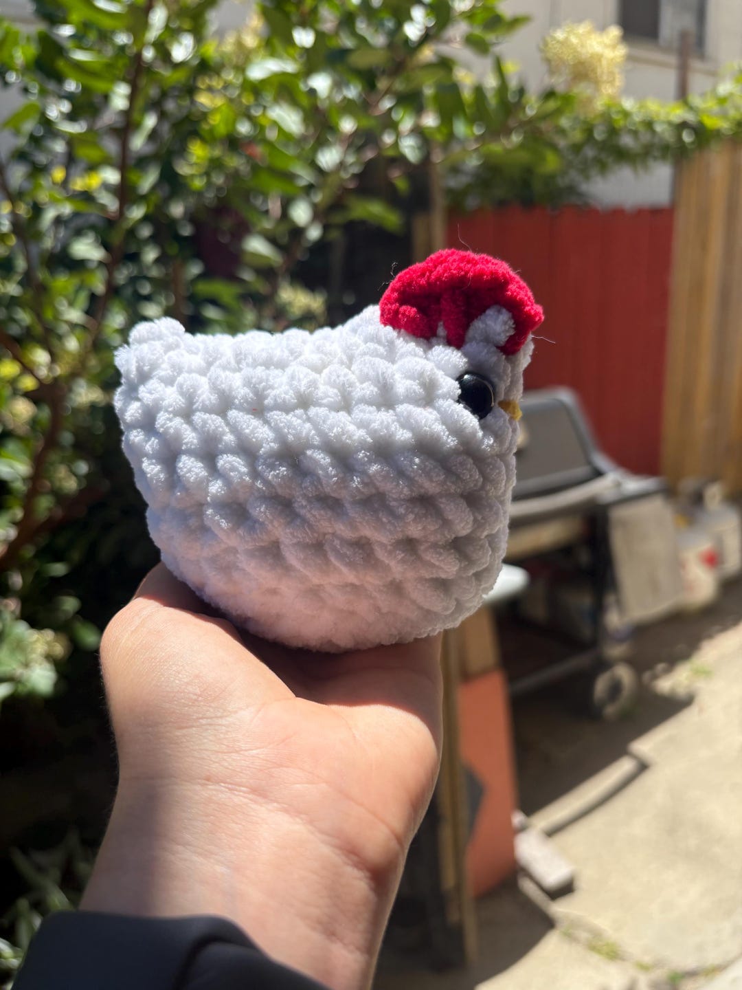 Crochet Chicken Plush Toy - Etsy