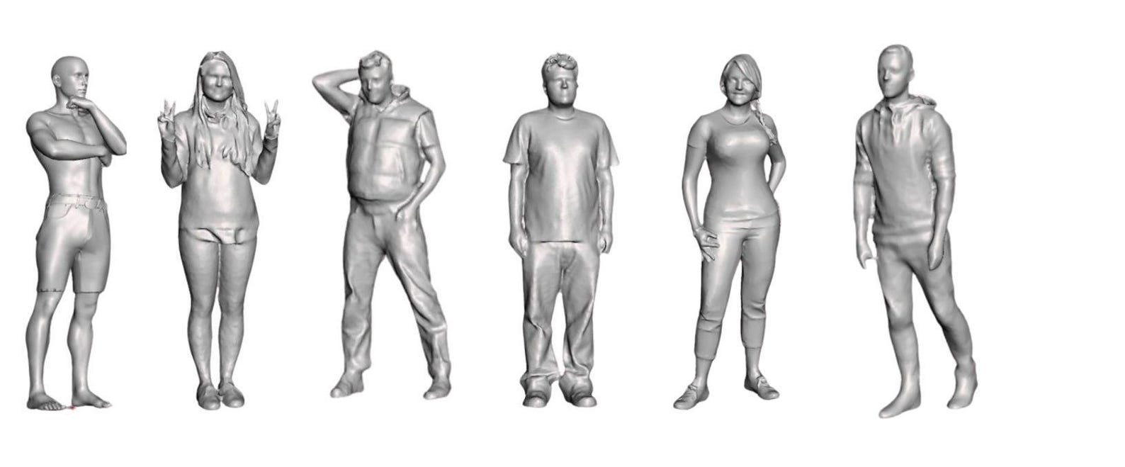 Bulk Pack 01 Model Figures - 3D Printed Railway Scenery Subbuteo RC ...