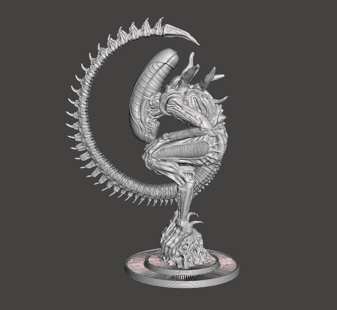 Alien Xenomorph Sleeping Figurine Unpainted Model - Etsy