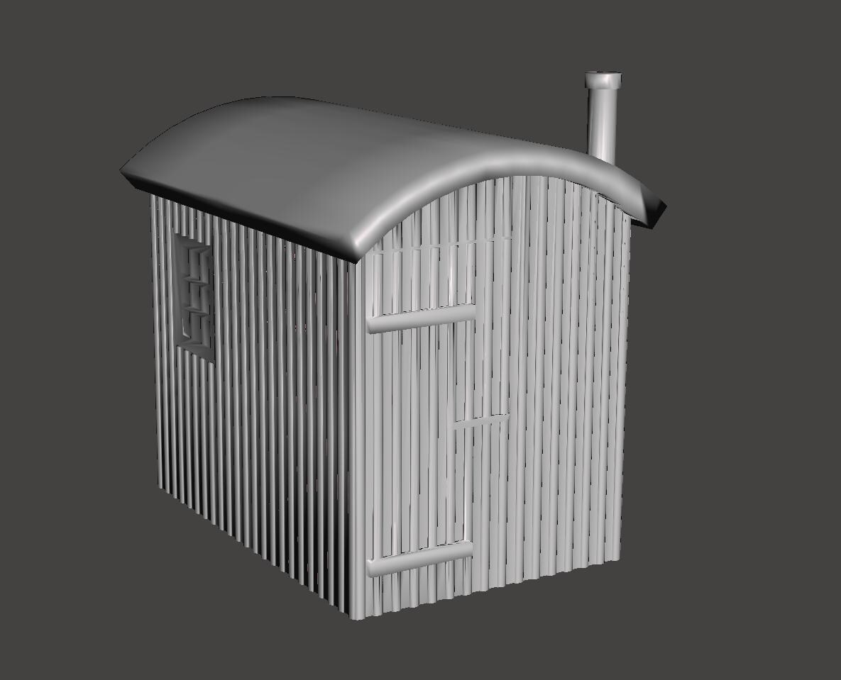 S05 Railway Lamp Hut - 3D Printed Model Scenery - Etsy