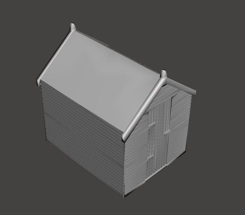Garden Shed - 3D Printed Model Railway Scenery - Etsy