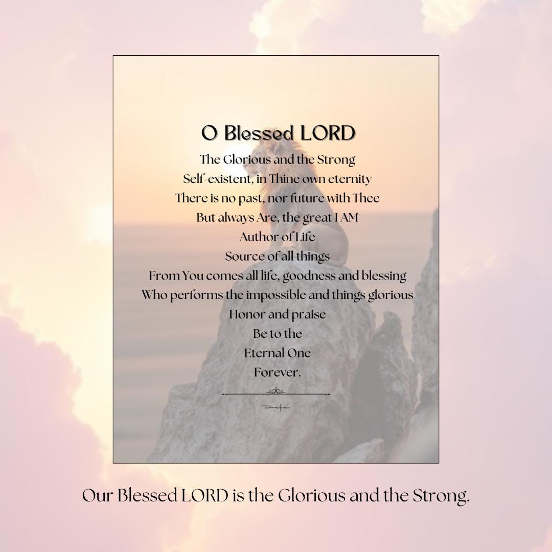 O Blessed LORD - Inspirational Wall Art Printable - Etsy