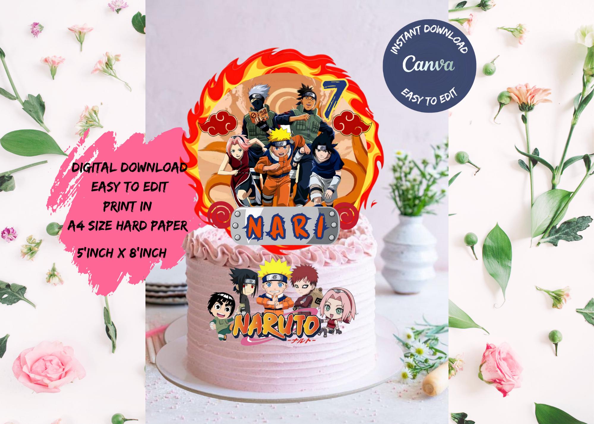 Editable Birthday Cake Topper and Cupcake Topper, Editable Cake Topper ...