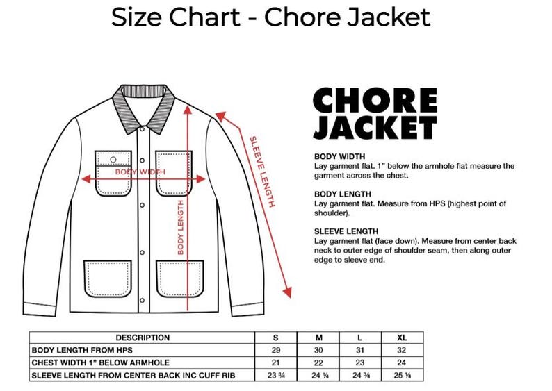 Denim Chore Jacket Pattern | Sewing Pattern | Denim Pattern | Urban ...