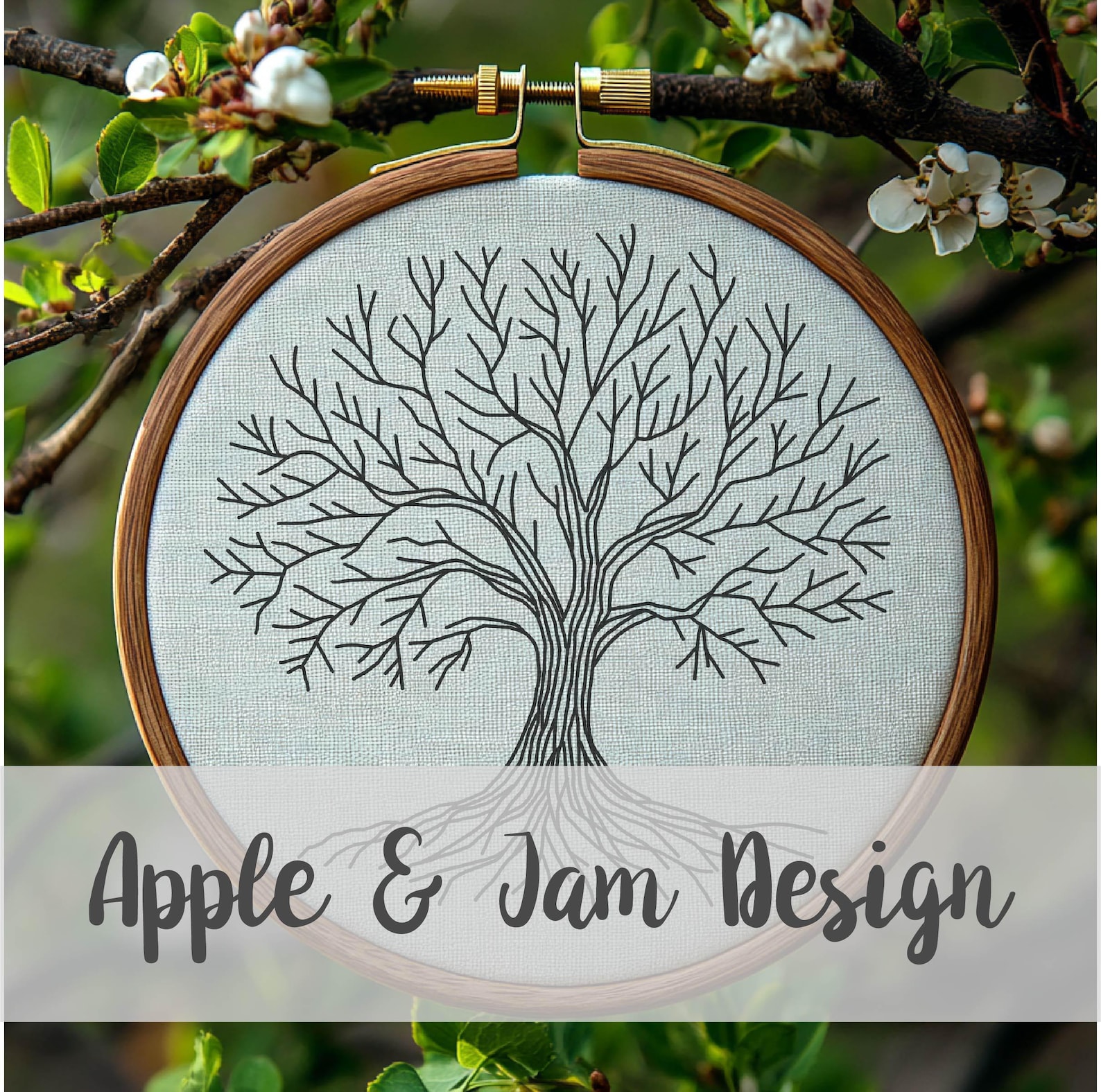 Tree of Life Embroidery Pattern Tree Embroidery Plants Embroidery ...