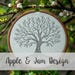 Tree of Life Embroidery Pattern Tree Embroidery Plants Embroidery ...