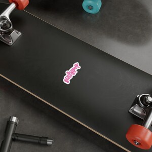Girlypop Pink Sticker, Cute Pink Decal for Laptops, Water Bottles, and ...