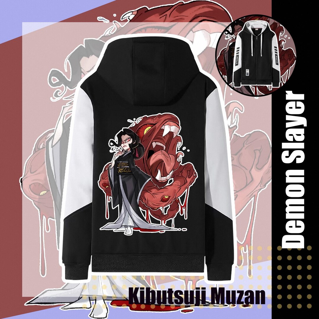 Kibutsuili Muzan Hand Drawn Pattern-hooded Warm Jacketgame Jacket ...