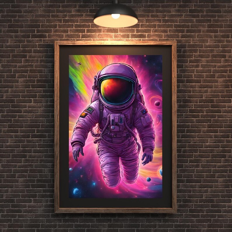 Digital Print, Printable Art, Digital Download, Art, Wall Art, Spaceman ...