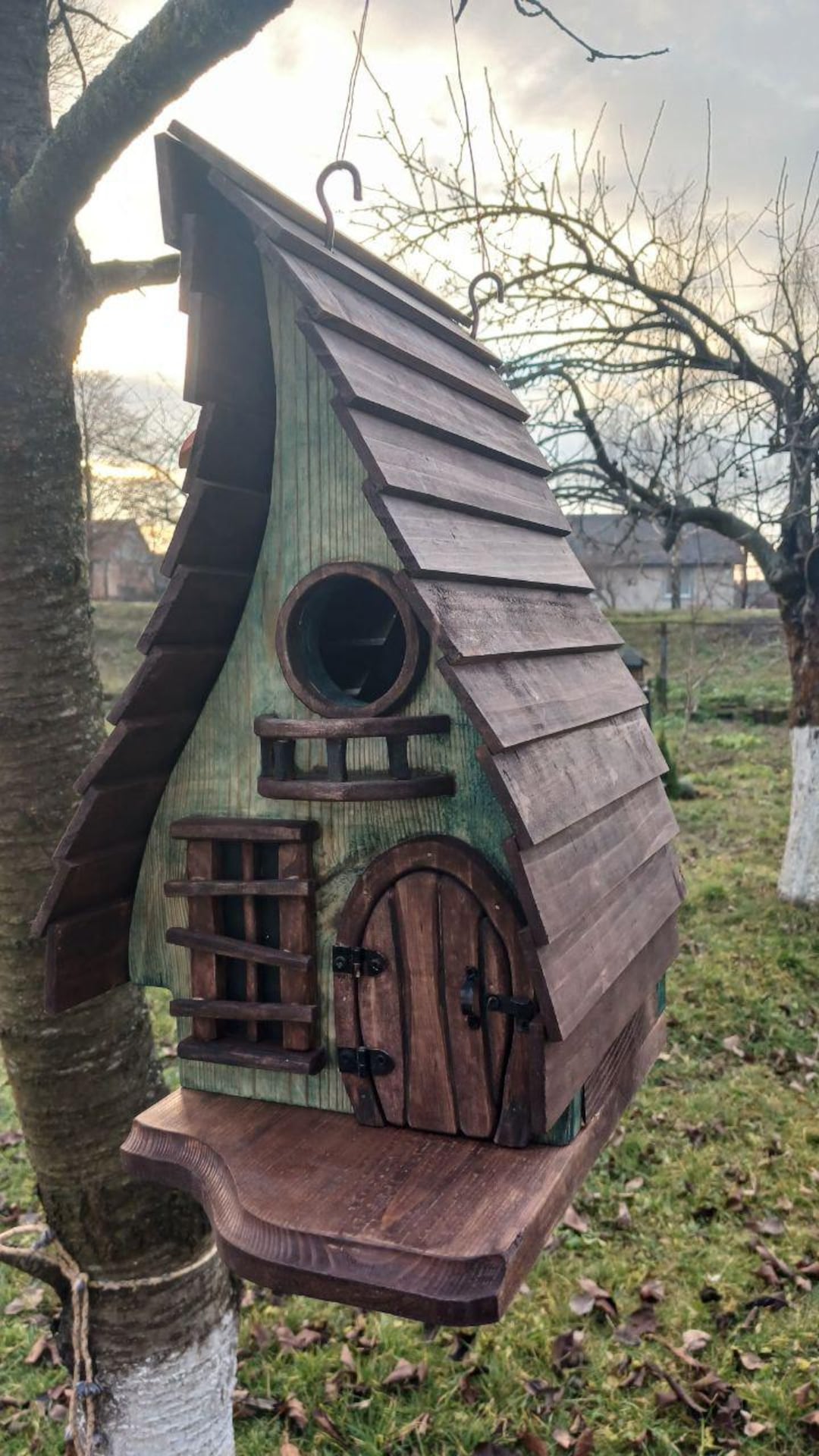 Fairy House Birdhouse | Storybook Cottage Birdhouse | Magical Fairy ...