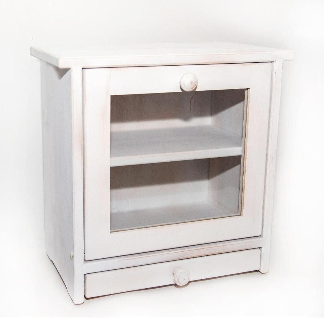 Wooden Bread Box With a Tray and a Transparent Facade - Etsy