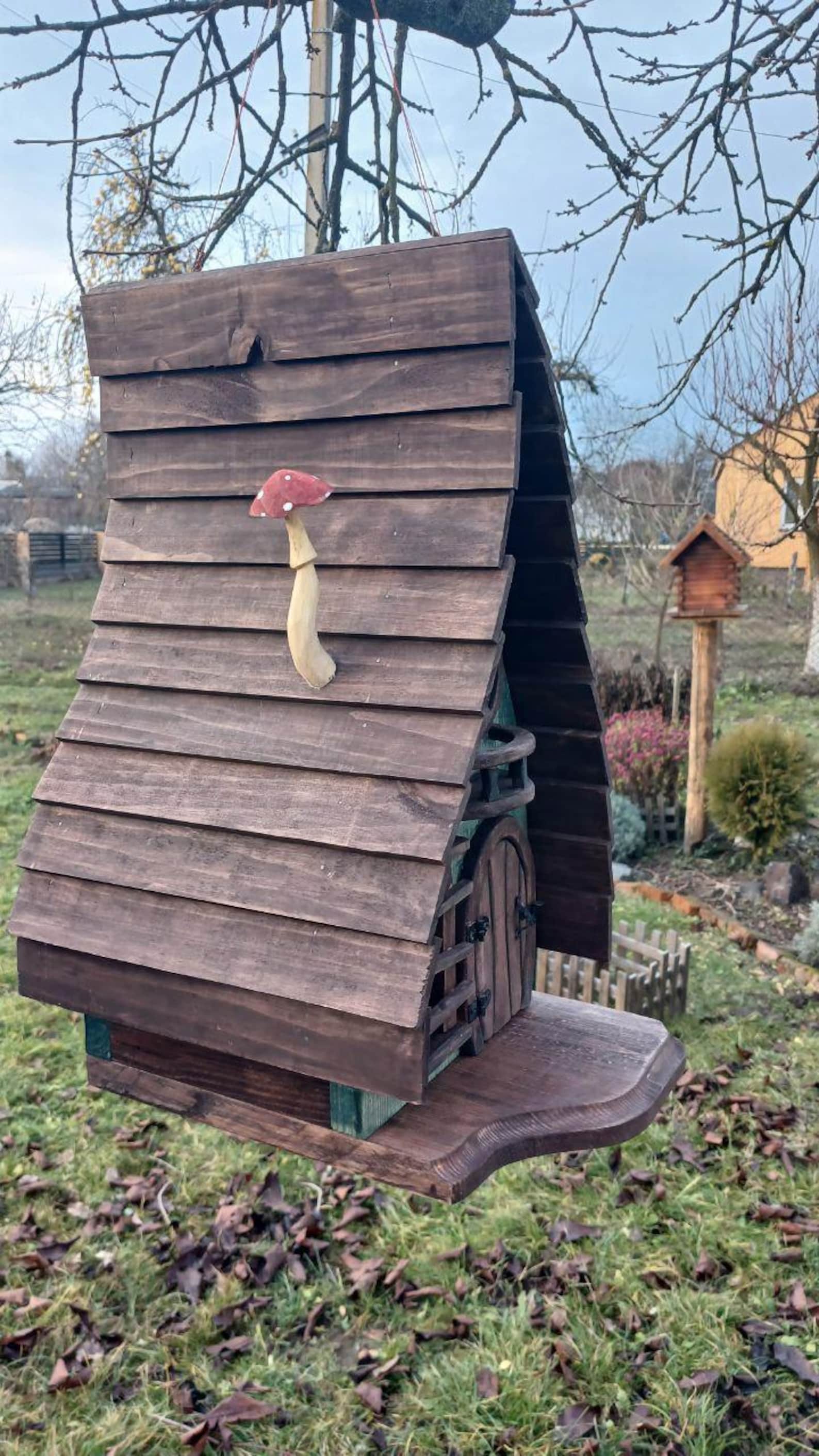 Fairy House Birdhouse | Storybook Cottage Birdhouse | Magical Fairy ...