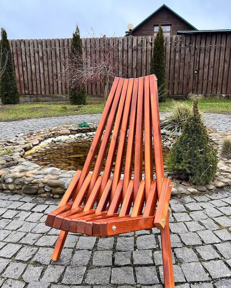 Rustic Kentucky Style Chair for Home, Patio Camping | Handcrafted ...