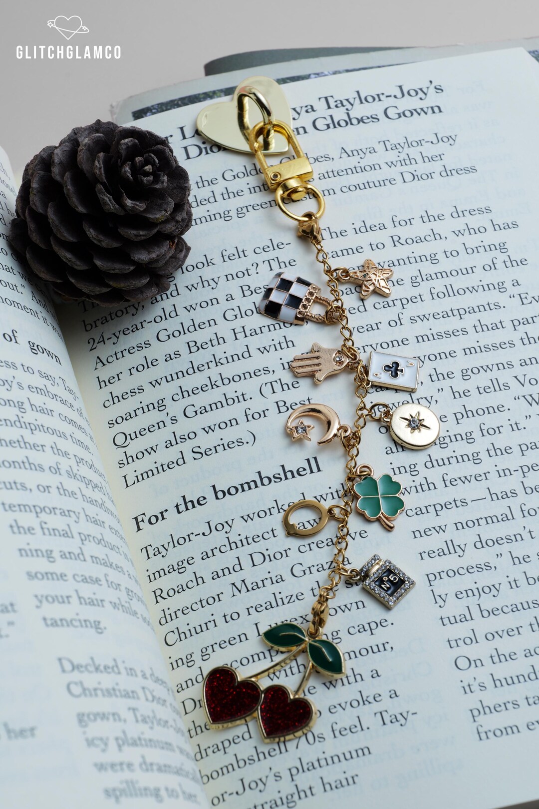 Custom Kindle iPad Charms, Kindle Accessory, E-reader Charm Chain With ...