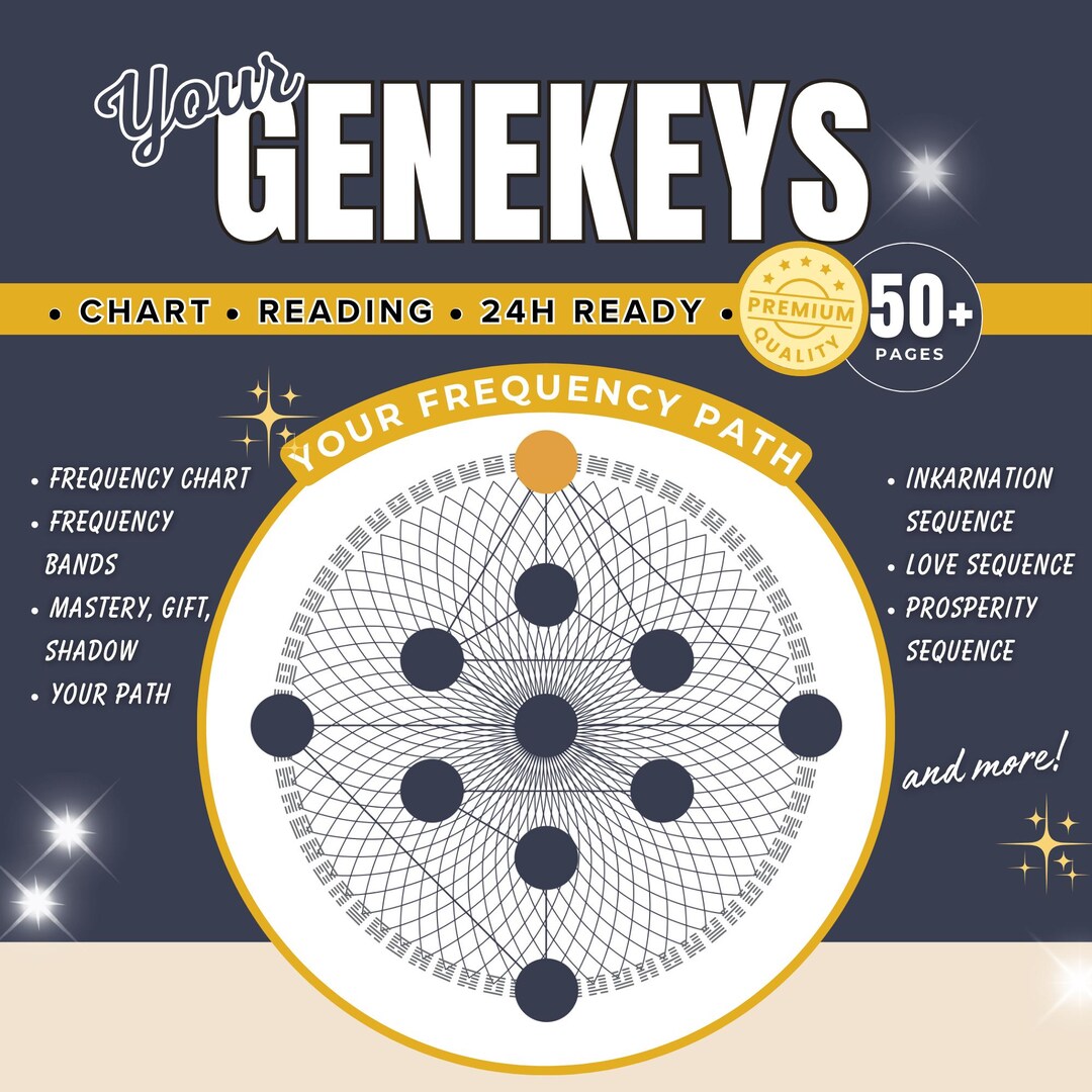 Gene Keys Reading Report Chart | Frequency Activation, Gene Key Love ...
