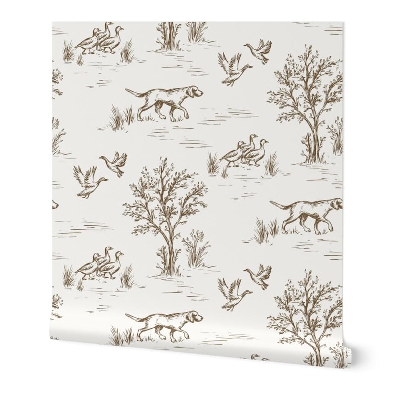Rustic Hunting Wallpaper - Etsy
