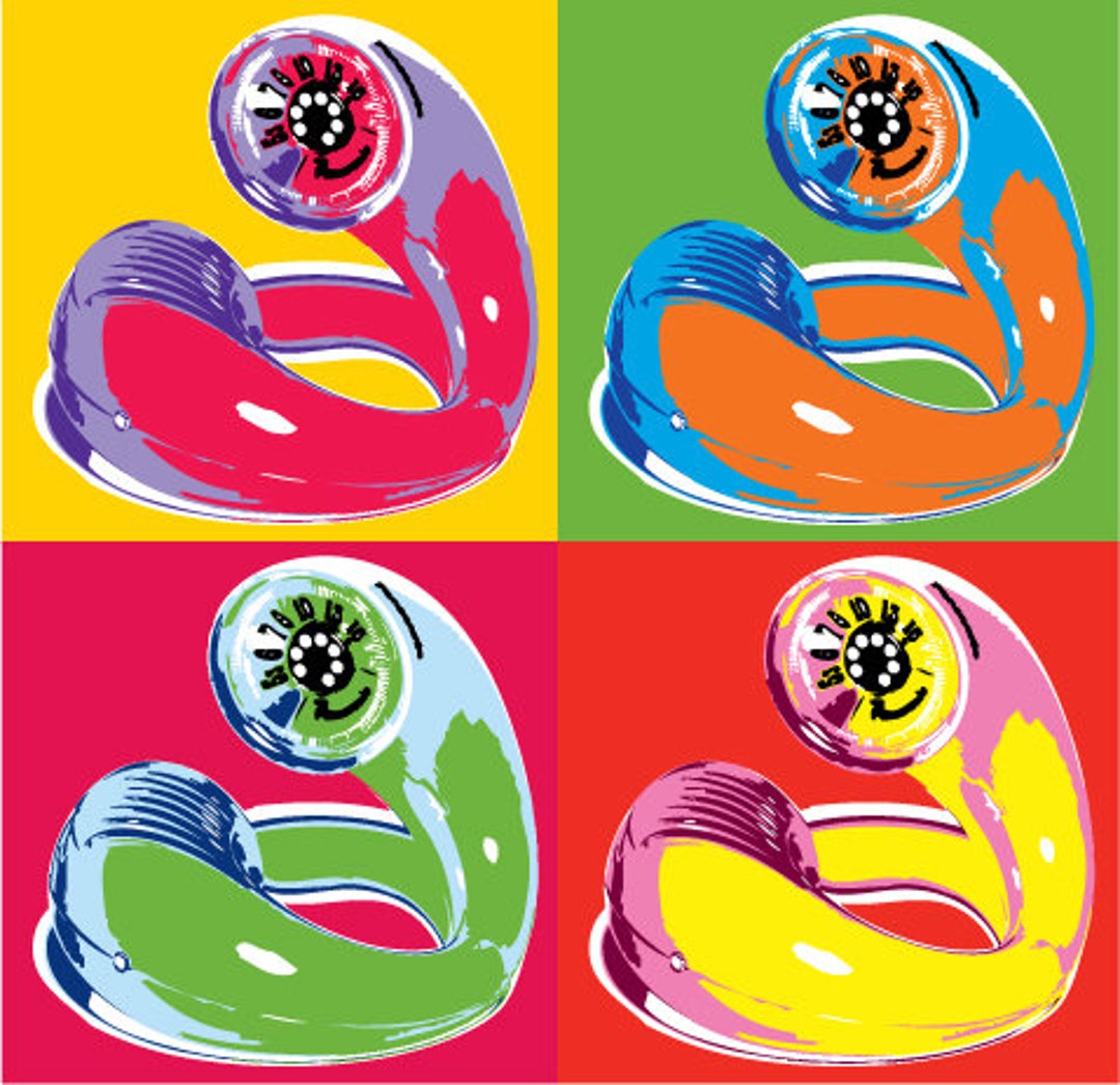 Panasonic Toot-a-loop 1970's Radio POP ART Digital Download 4up ...