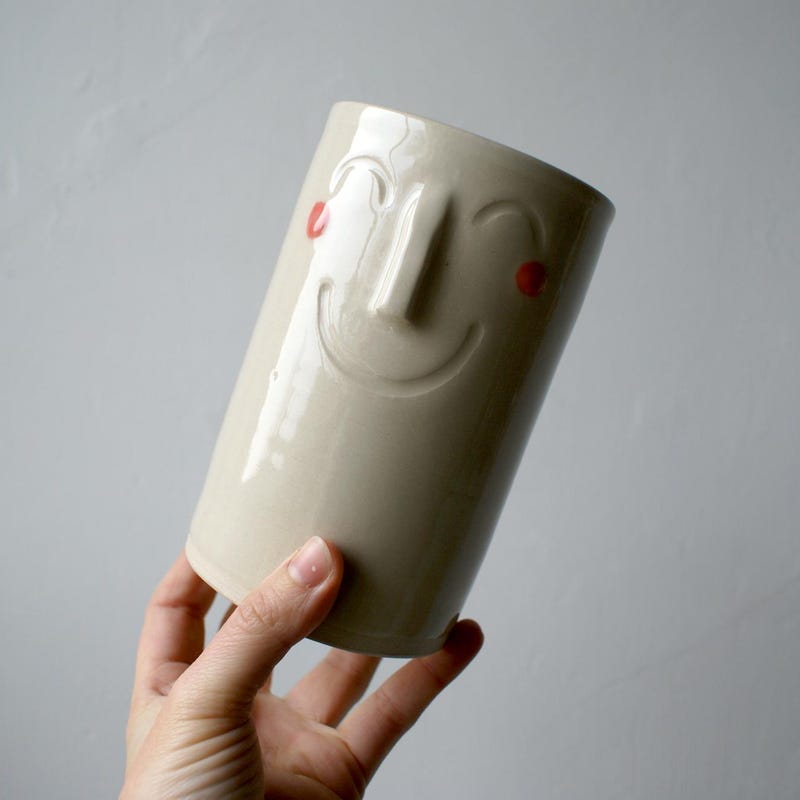 Vases With Faces - Etsy