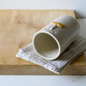 Ginger Moustache Ceramic Pottery Vase Glazed in Simply Clay - Etsy