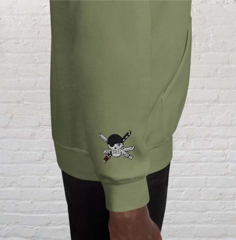 One Piece Trio Hoodie Luffy, Zoro & Sanji Design With Sleeve Logos ...