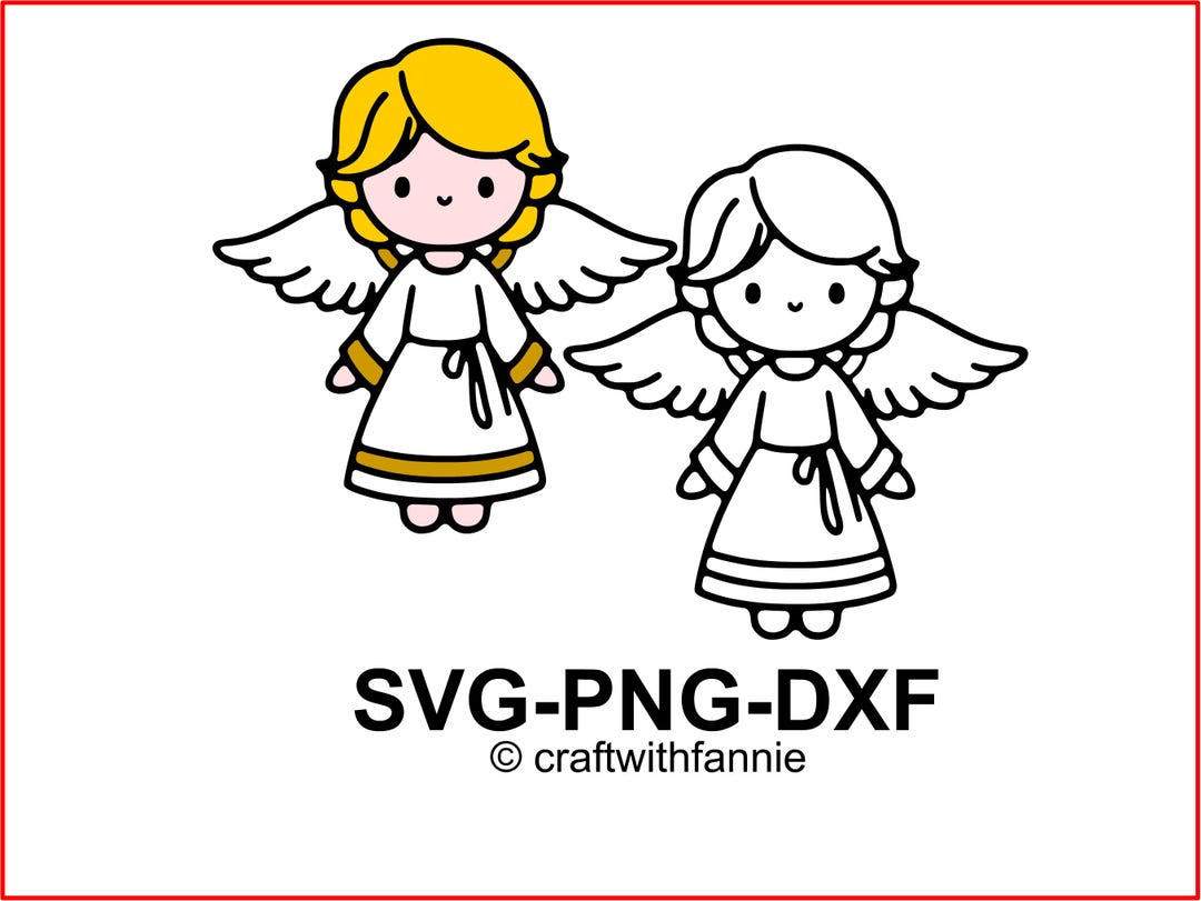 Schutzengel Plotterdatei SVG, PNG, DXF Cricut, Silhouette Laser und ...