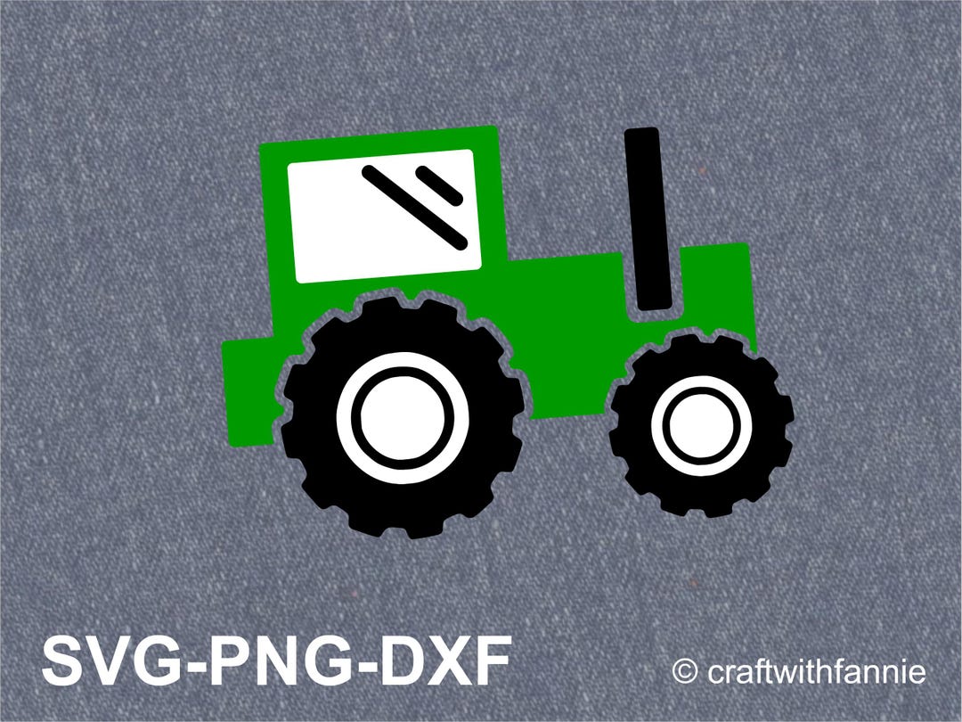 Traktor Plotterdatei SVG, PNG, DXF Cricut, Silhouette und Laser - Etsy.de