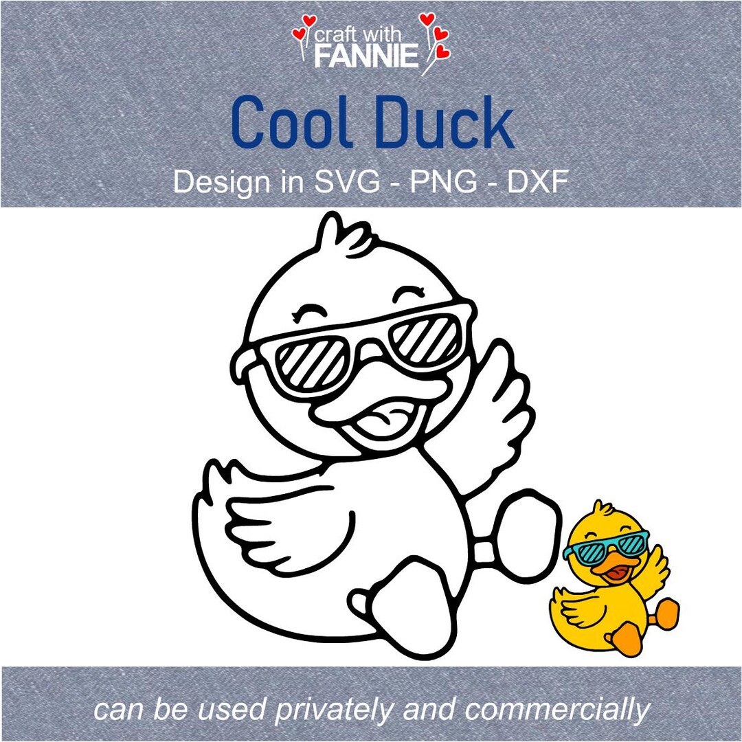 Rubber Duck Plotter File Cutting File - SVG, PNG, DXF - for Laser and ...