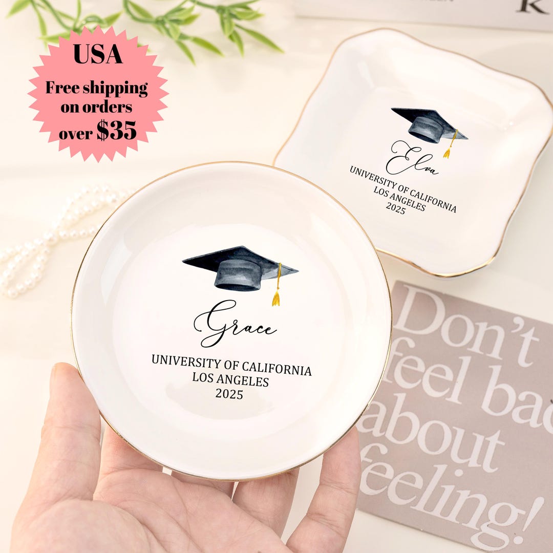 Personalized Graduation Jewelry Dish,graduation Gift for Her,daughter ...
