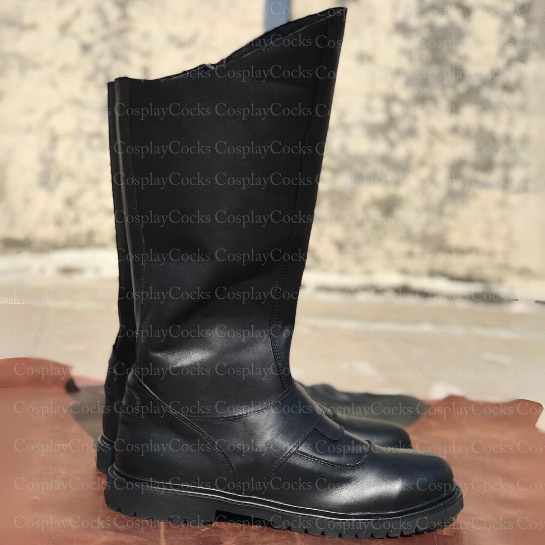 Custom-made Batman Boots, Costume Cosplay Boots, Knee High Boots ...