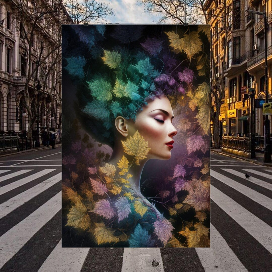 Botanical Beauty Poster, Art Print, Home Decor, Feminine Wall Art, Gift ...