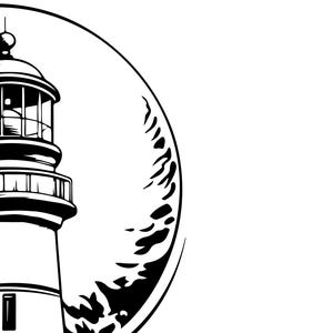 Lighthouse Engrave/svg File/lighthouse Bundle/engrave File/ Printing ...