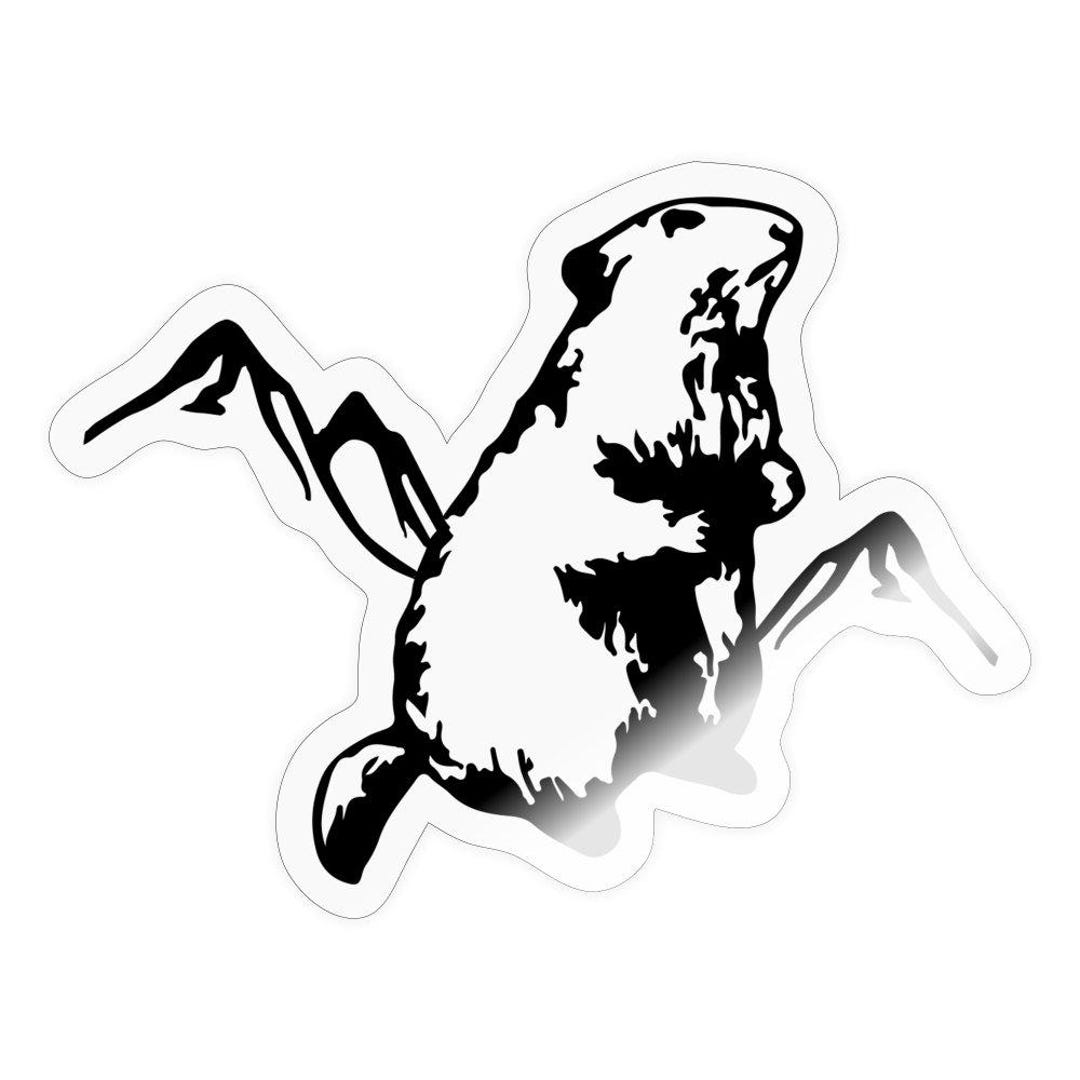 Marmot Sticker With Alps - Etsy