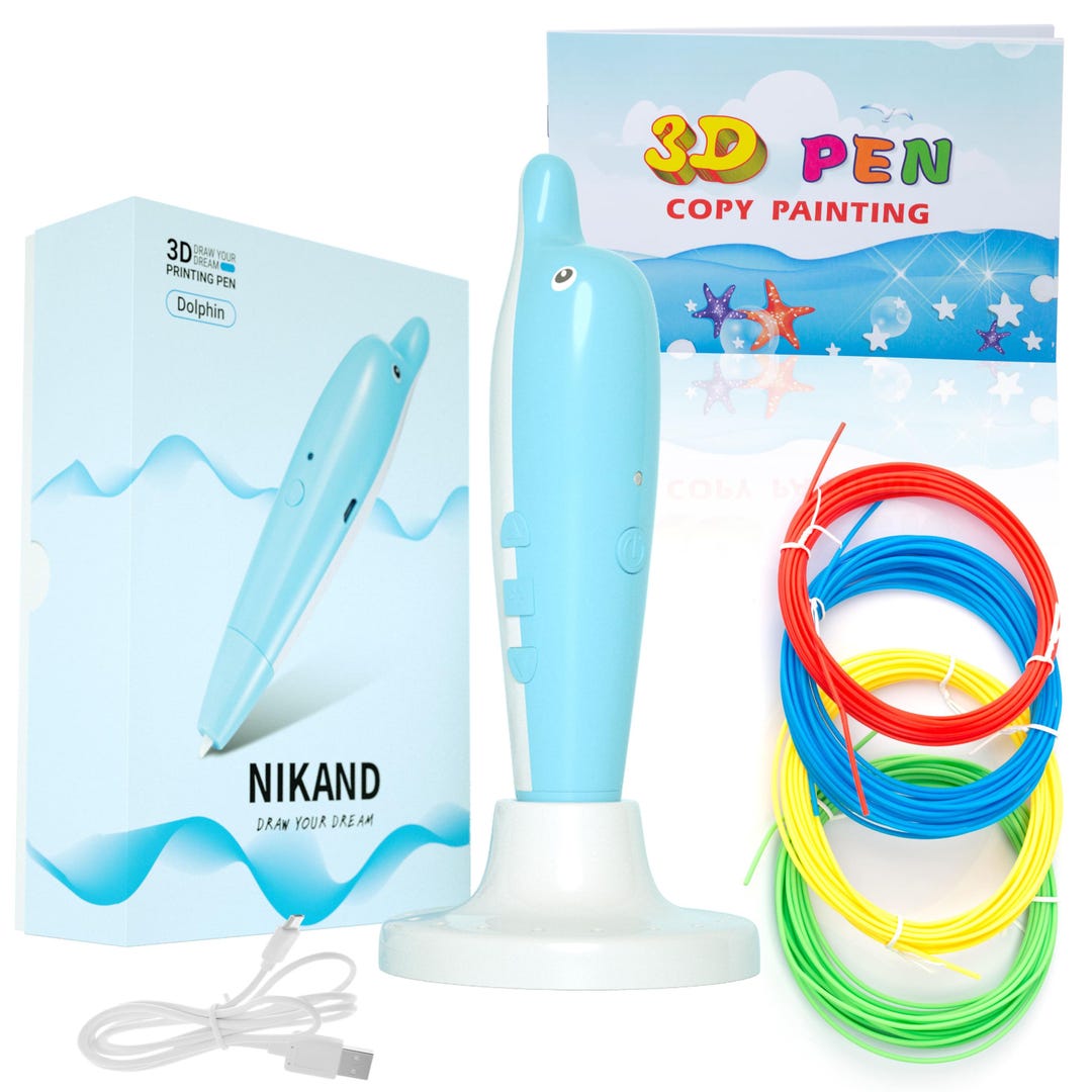 Low Temperature 3D Pen Kit for Kids 3D Drawing Pens for Childrens 3D ...