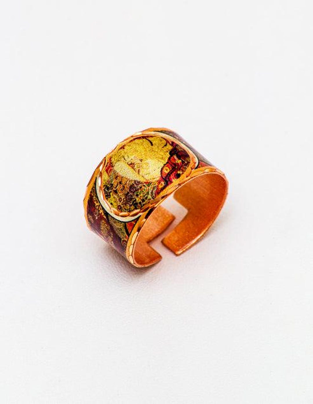 Gustav Klimt Danae Tapestry Design Ring, Art Inspired Jewelry, Handmade ...
